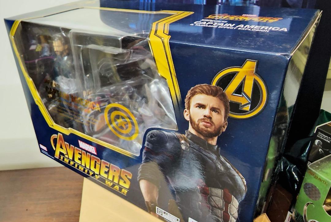 SH-Figuarts Captain America & Tamashii Effect Explosion (Infinity War ...