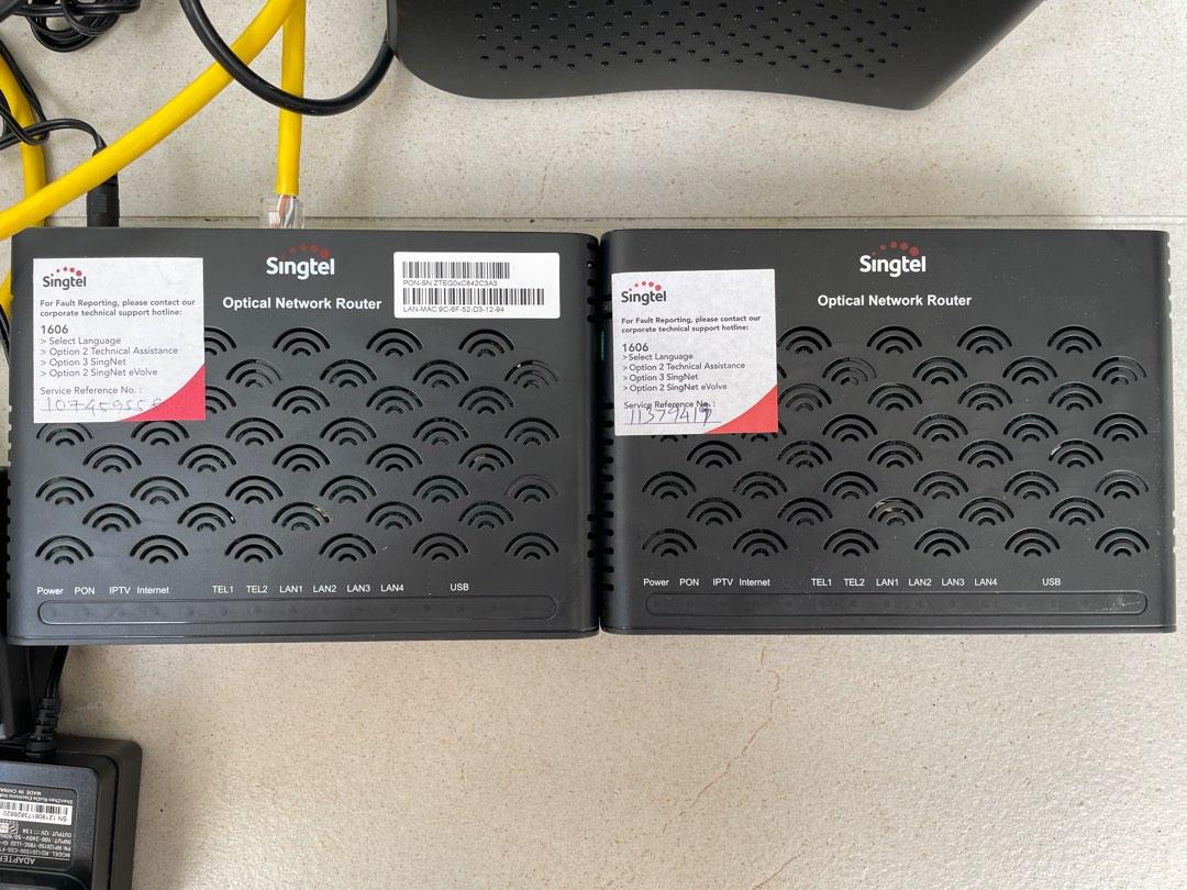 Singtel router, Computers & Tech, Parts & Accessories, Networking on ...