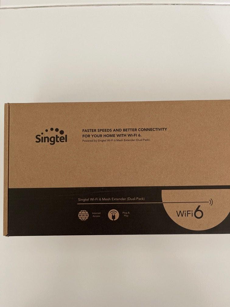 Singtel Wi-Fi 6 Mesh Extender (2GBps), Computers & Tech, Parts ...