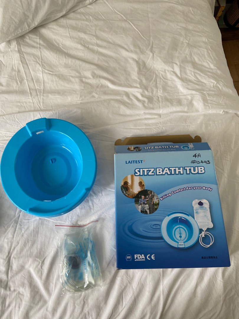 Sitz bath tub, Health & Nutrition, Medical Supplies & Tools on Carousell