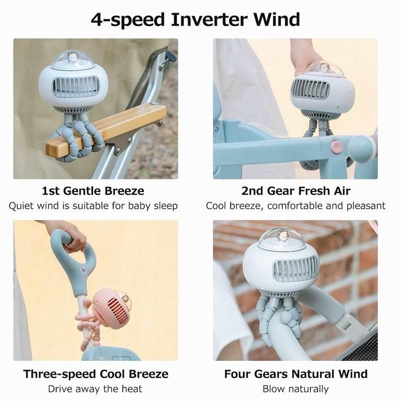 【SKIT Solutions】Portable UFO Lion Cartoon Baby Stroller Pram Rotating ...