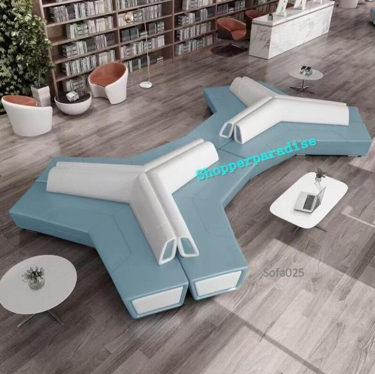 Sofa 025, Three Seater Commercial Sofa, Modular Sofa, Workspace Sofa ...