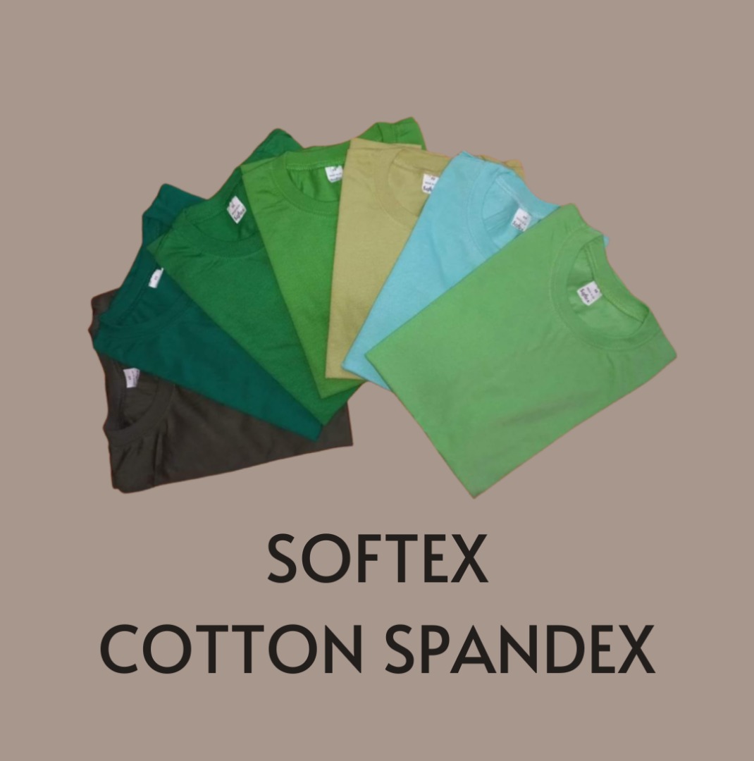 Softex Plain Tshirt Roundneck Makapal Tela, Men's Fashion, Tops & Sets ...