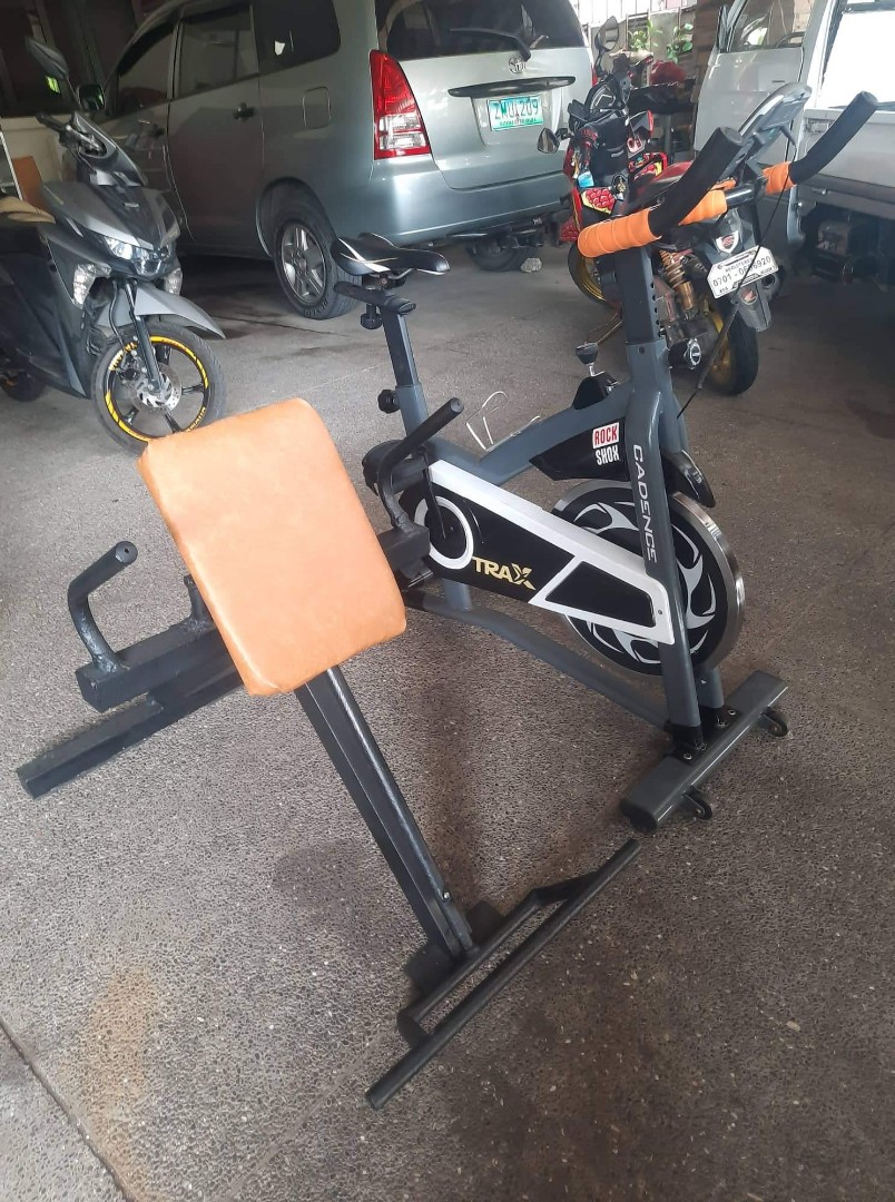 Spinner Bike and Abs Swing Machine, Sports Equipment, Exercise ...