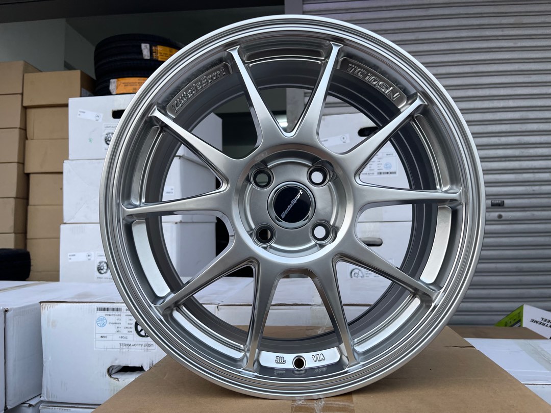 Sport rim baru 15 Wedsport tc105N vios myvi yaris city jazz, Auto Accessories on Carousell