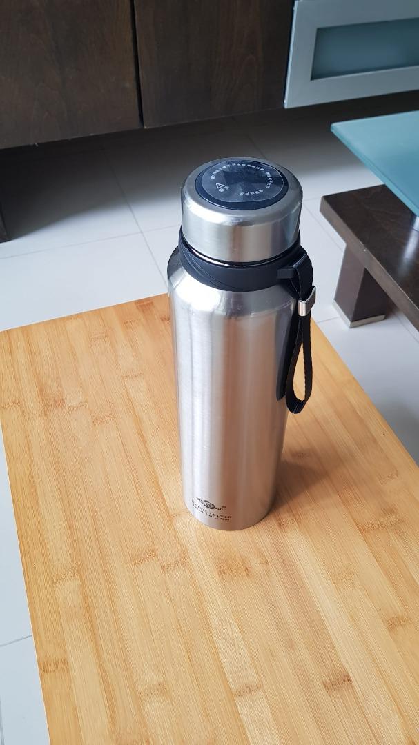 Stainless Steel Vacuum Flask (1.5L capacity), Furniture & Home Living ...