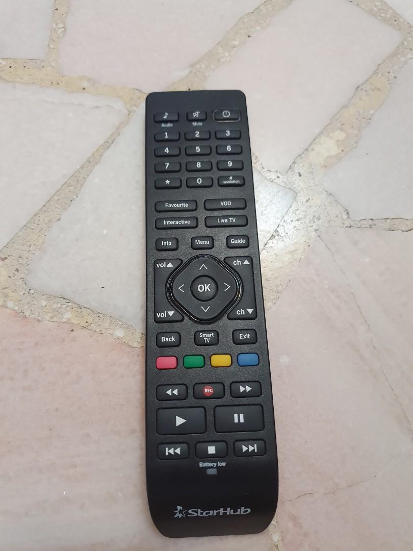 Starhub Remote Control, TV & Home Appliances, TV & Entertainment, TV ...