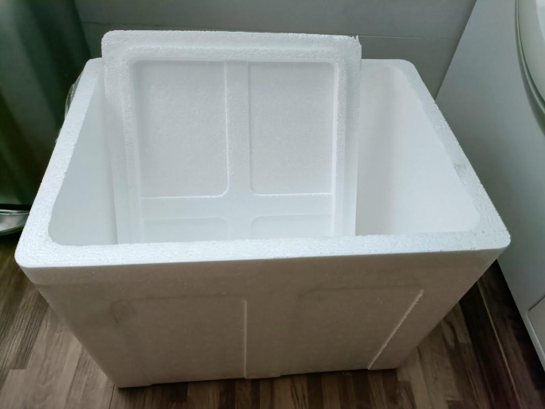 Styrofoam cooler box, Furniture & Home Living, Home Improvement ...