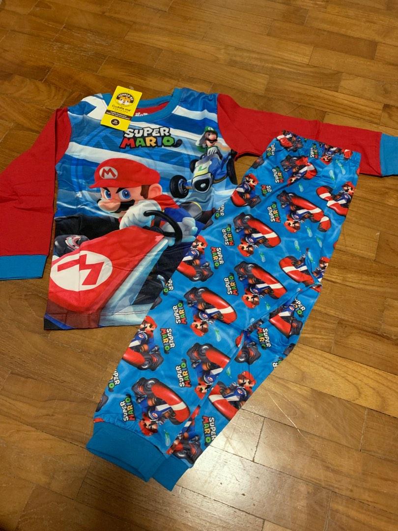 Super Mario PJ, Babies & Kids, Babies & Kids Fashion on Carousell