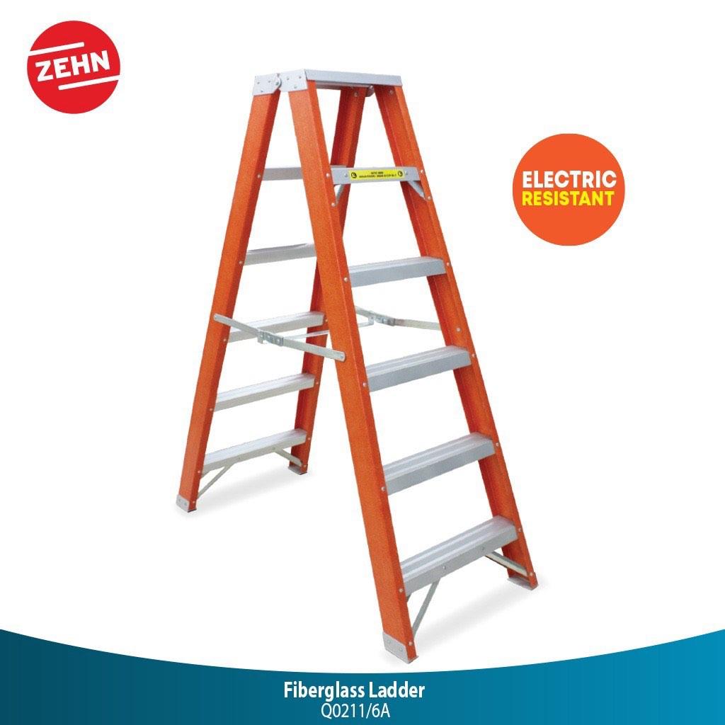 Tangga Lipat Serbaguna -/+ 2 meter| Zehn Tangga Fiberglass Ladder Q0211 ...