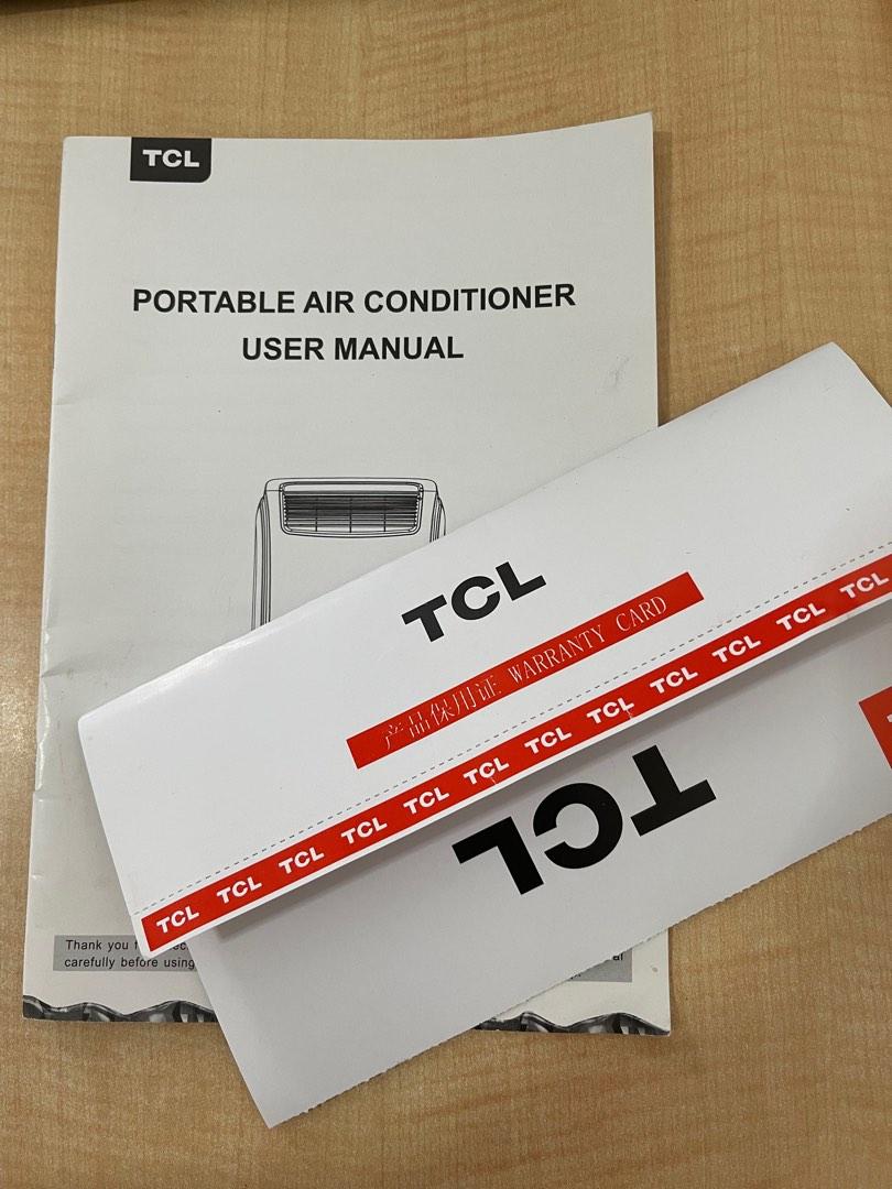 TCL PORTABLE AIRCON (TAC10CPA/HNG), TV & Home Appliances, Air ...