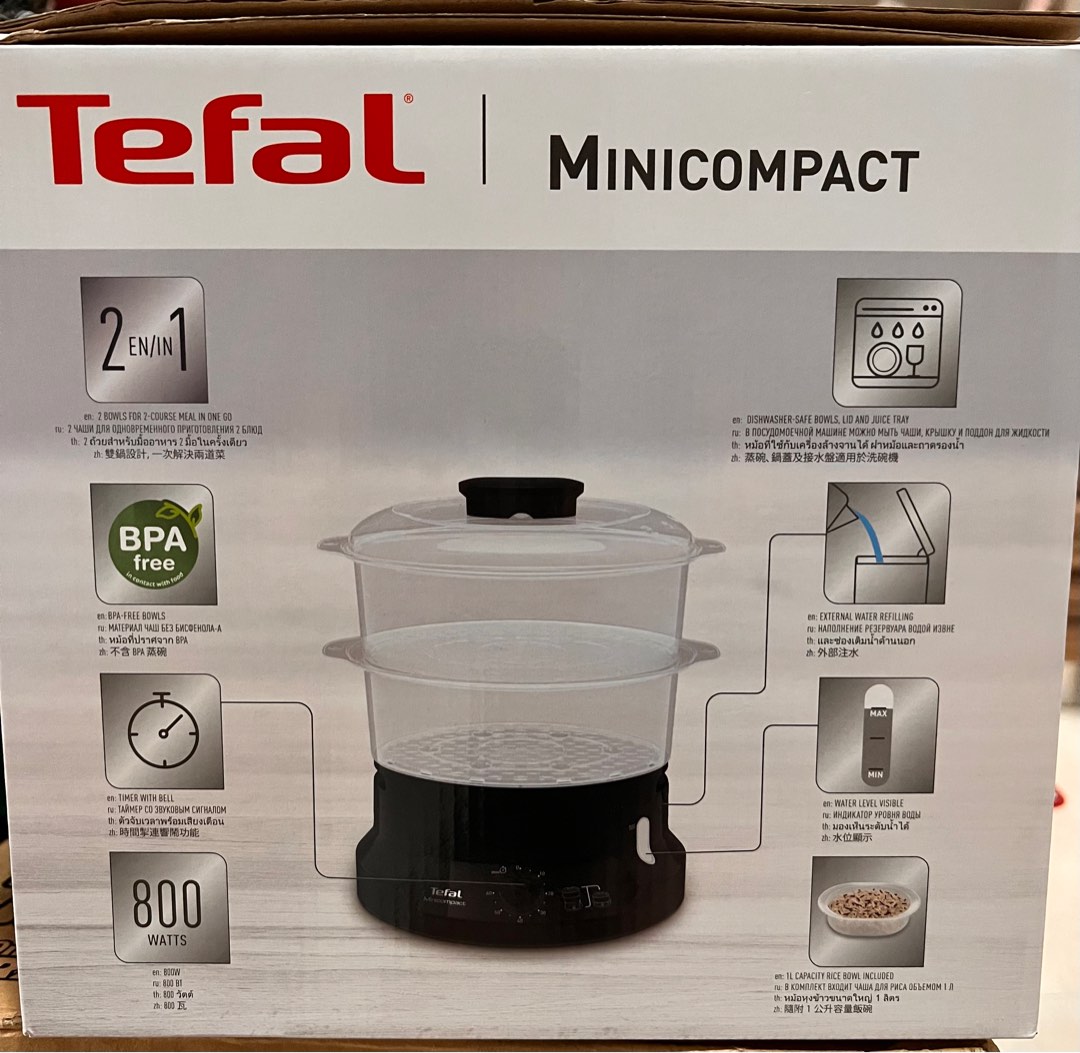 Tefal MiniCompact Steamer, TV & Home Appliances, Kitchen Appliances ...