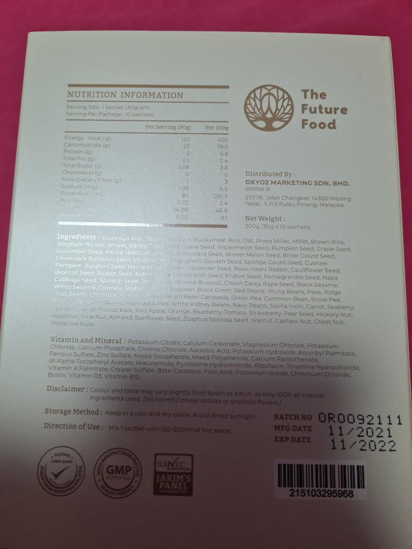 The Future Food - Old Recipe, Food & Drinks, Beverages on Carousell