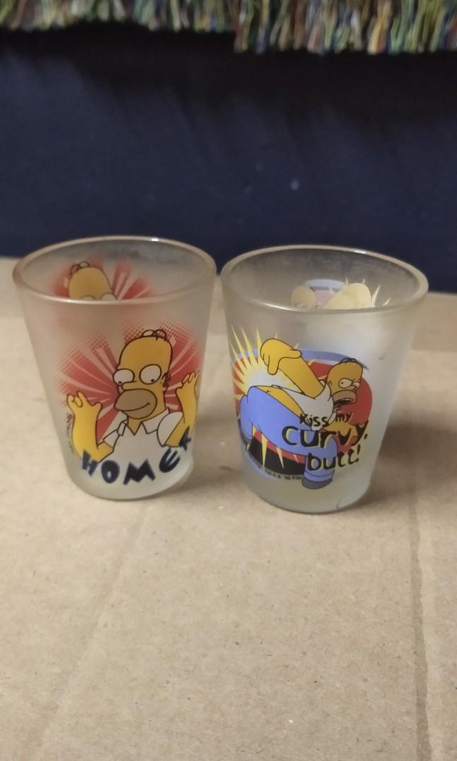 The Simpsons Homer Shot Glass, Hobbies & Toys, Collectibles ...