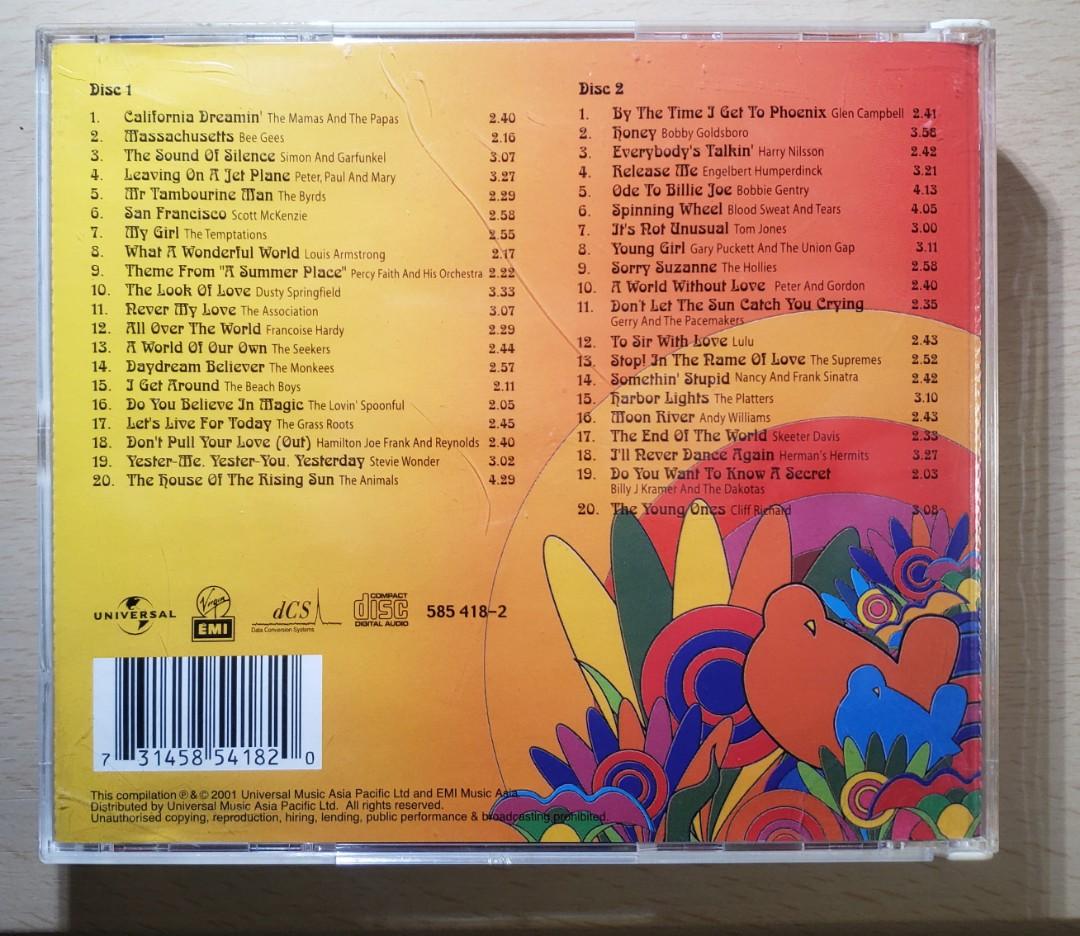 The Ultimate 60s Collection dcs 2CD40首, 興趣及遊戲, 音樂樂器 & 配件, 音樂與媒體 - CD 及 ...