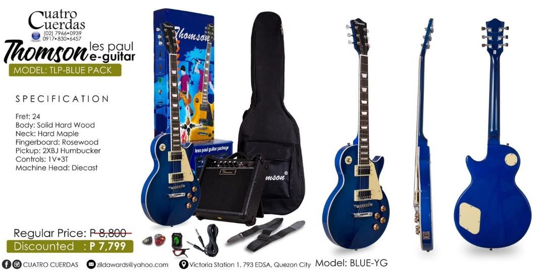 Thomson les paul e-guitar, Hobbies & Toys, Music & Media, Musical ...