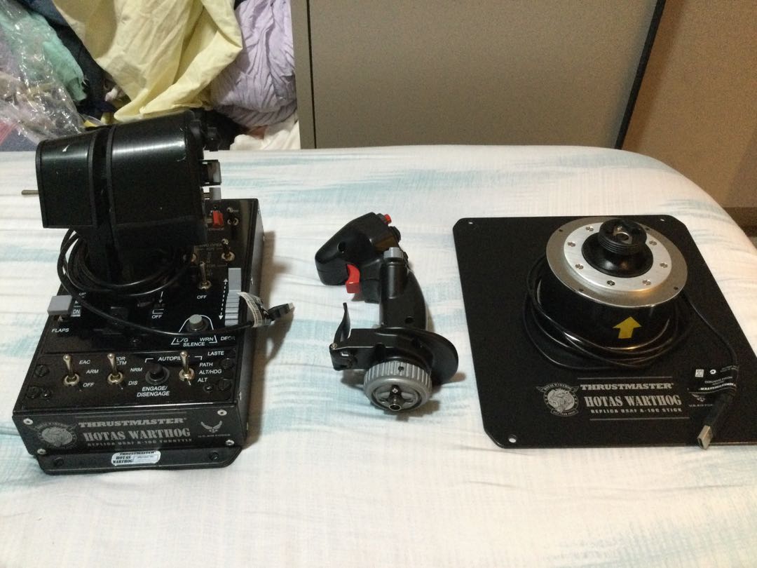 Thrustmaster HOTAS F-16 Flight Stick & Warthog Throttle, Hobbies & Toys ...