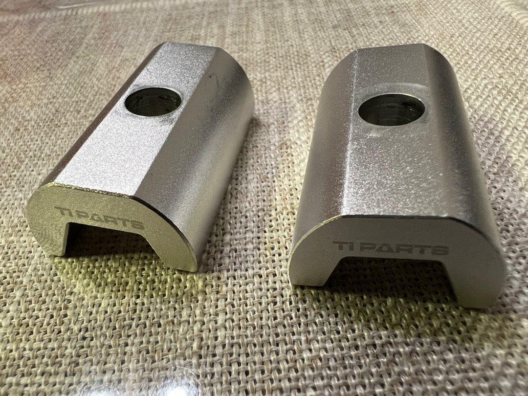 Ti Parts Titanium Hinge Clamp Levers + Aluminium Hinge Clamp Plates ...
