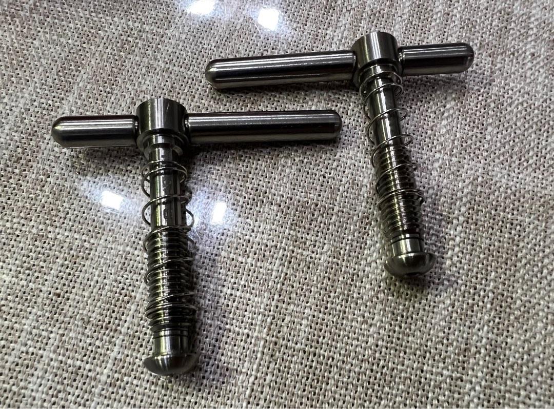Ti Parts Titanium Hinge Clamp Levers + Aluminium Hinge Clamp Plates ...