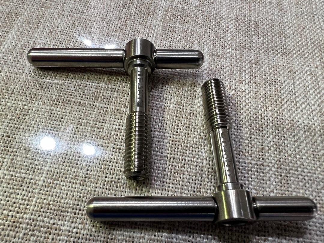 Ti Parts Titanium Hinge Clamp Levers + Aluminium Hinge Clamp Plates ...