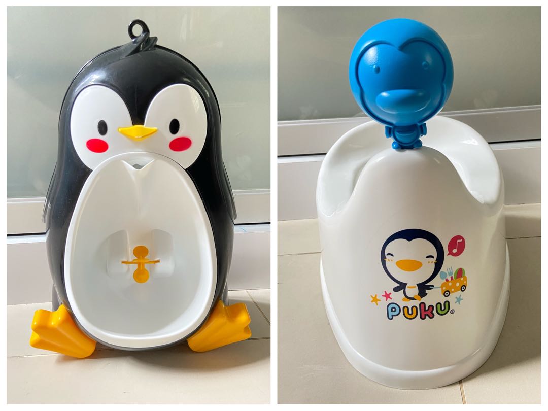 Toddler Penguin Urinal Kids Toilet Pee Trainer Puku Potty Training ...