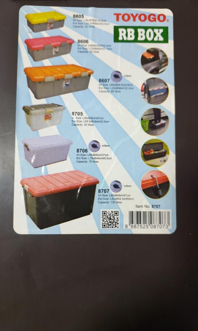 Toyogo RB Box 8707, Furniture & Home Living, Home Improvement ...