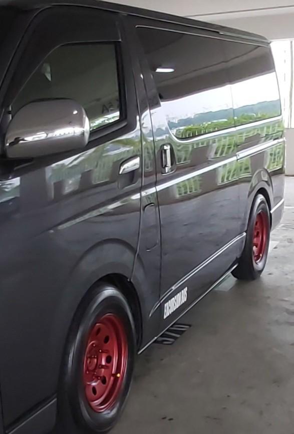 Toyota hiace steel rims, Car Accessories, Tyres & Rims on Carousell