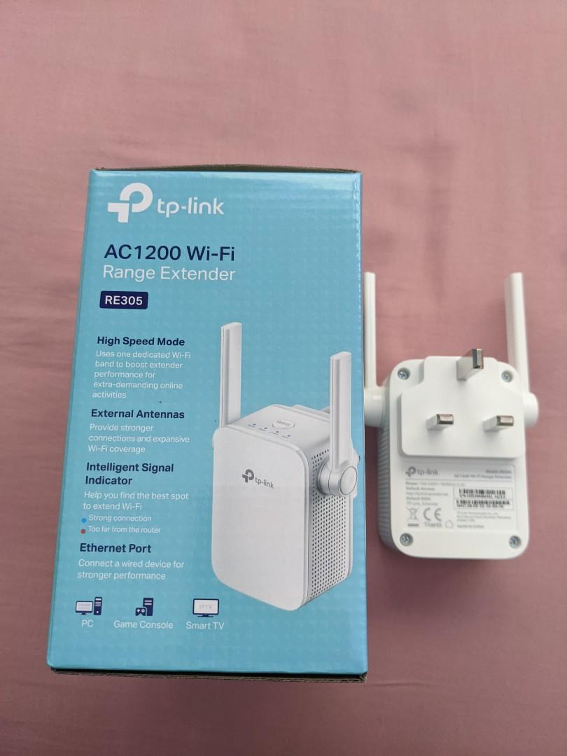TP Link AC1200 Wi-Fi Range Extender (RE305), Computers & Tech, Parts ...