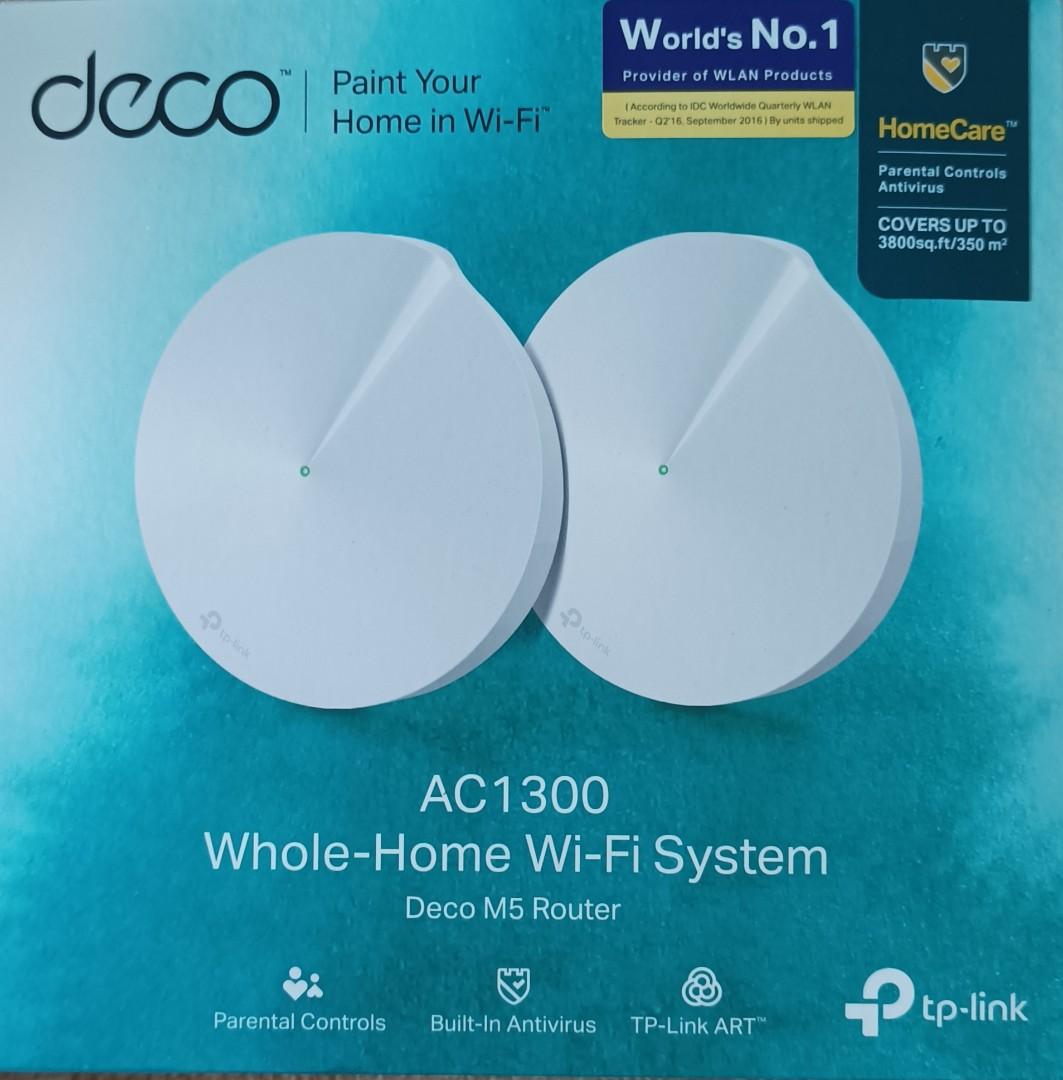 TP-Link Deco M5 AC1300 Mesh Wi-Fi, Computers & Tech, Parts ...