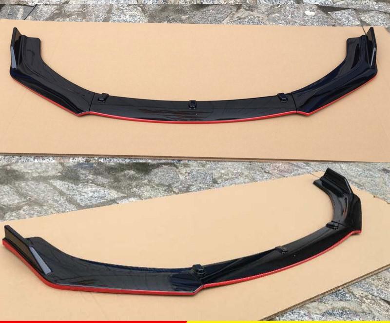 Universal front lip with red lining, Car Accessories, Accessories on ...