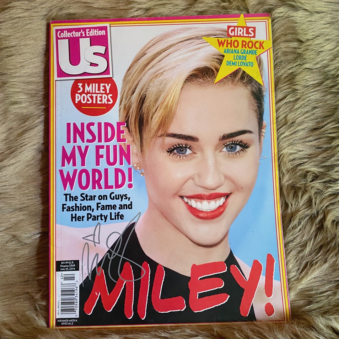 US Weekly Miley Cyrus Collector's Edition Magazine plus Posters ...