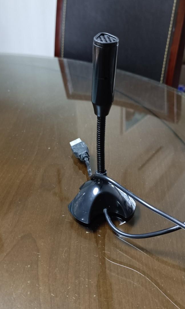 USB table top microphone, Audio, Microphones on Carousell