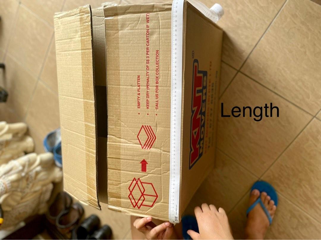 Used once Carton Boxes, Furniture & Home Living, Home Improvement ...