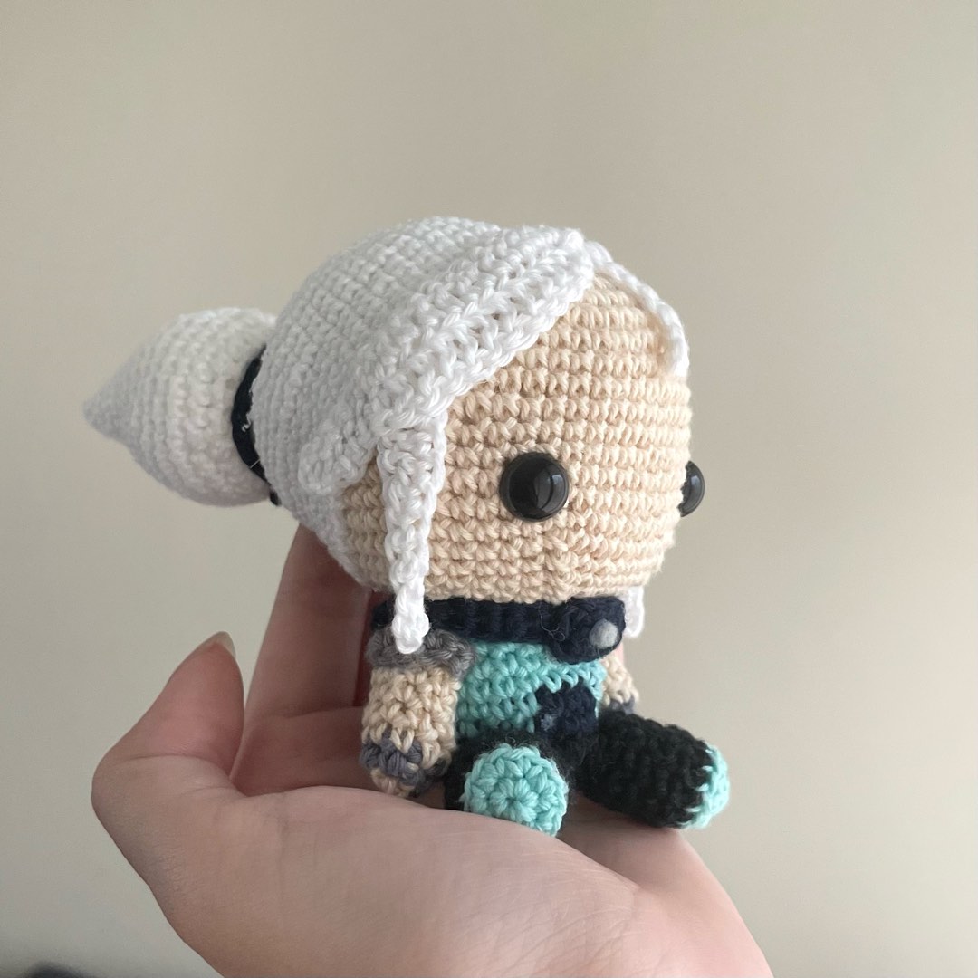 Valorant Jett Crochet, Hobbies & Toys, Stationery & Craft, Handmade ...