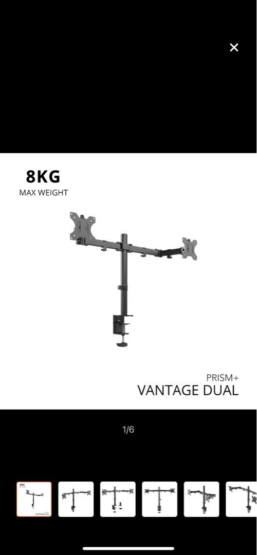 Vantage Dual Monitor Arm, Computers & Tech, Office & Business ...