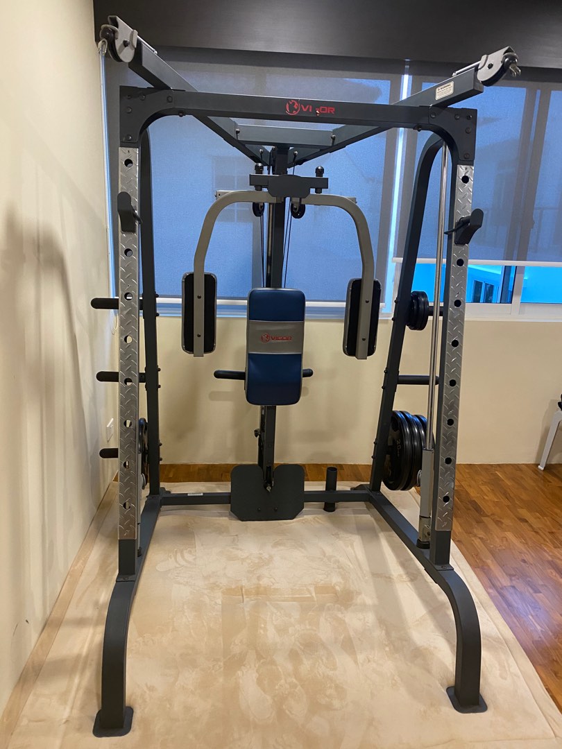 VIGOR Home Gym Smith Machine, Sports Equipment, Exercise & Fitness ...