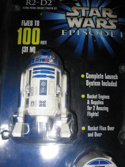 Vintage 1990's Star Wars R2 D2 Estes Flying Action Model Kit, Hobbies ...