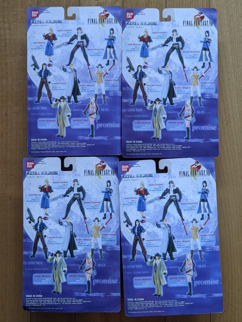 Vintage Final Fantasy VIII FF8 Extra Soldier Figures Bandai, Hobbies ...