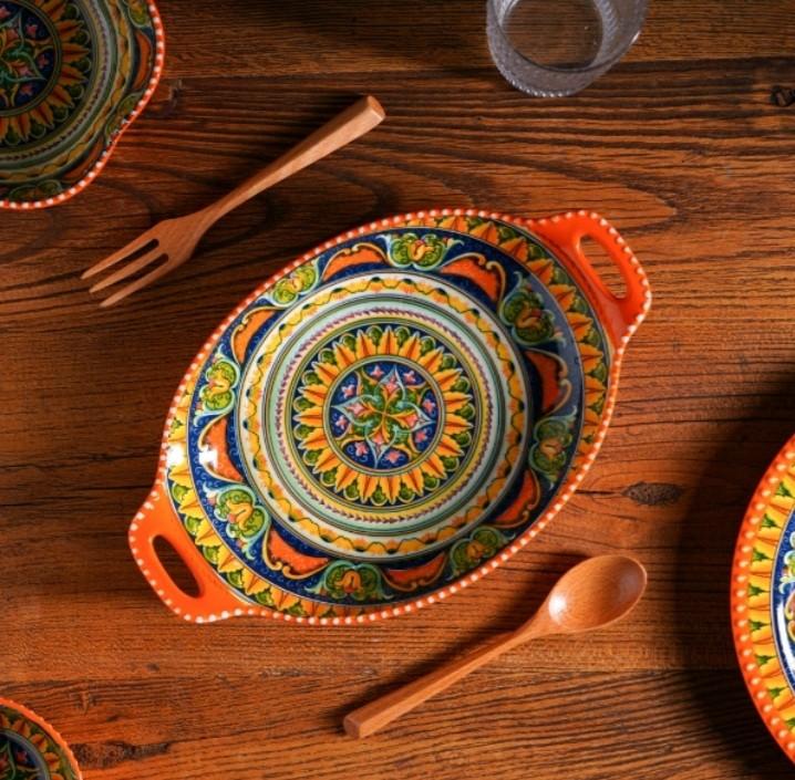 Vintage Moroccan Embosed Dot Tablewares, Furniture & Home Living ...