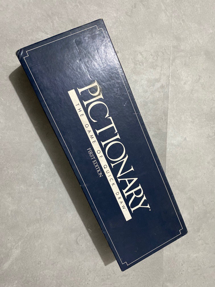 Vintage Pictionary game set, Hobbies & Toys, Toys & Games on Carousell