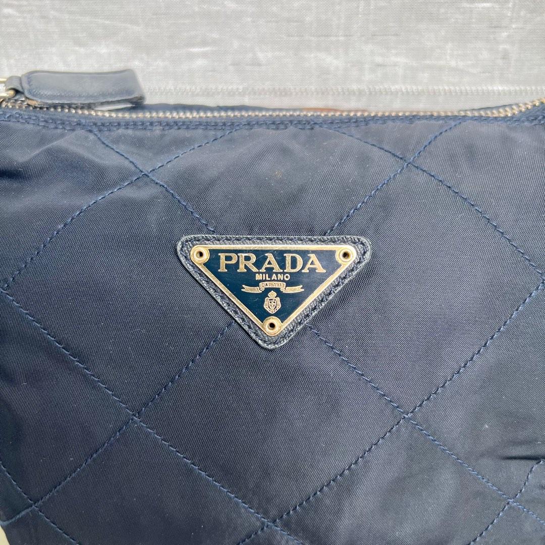 Vintage Prada Quilted Nylon Chain Sling Bag, Luxury, Bags & Wallets on ...