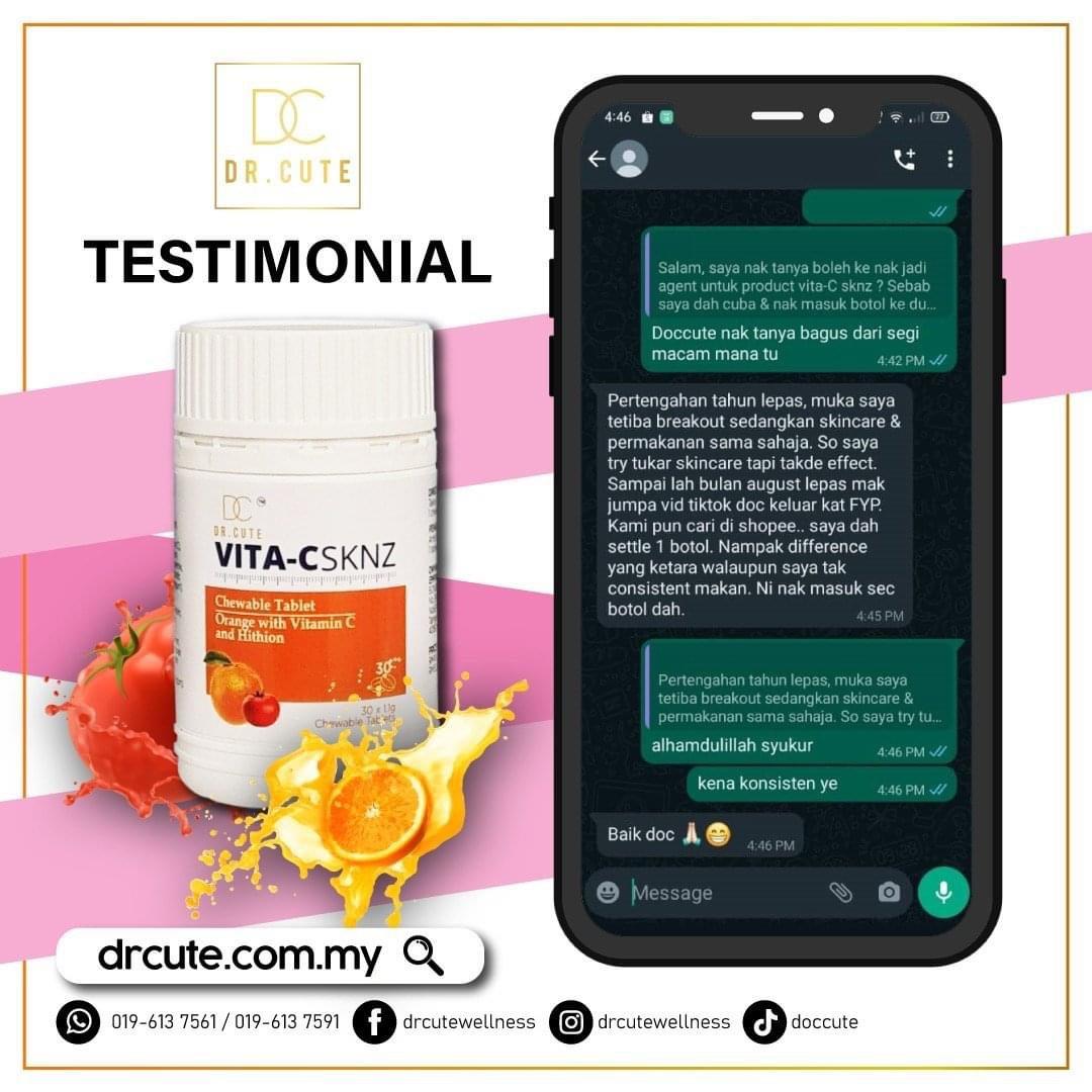 VITAMIN C DR CUTE, Health & Nutrition, Health Supplements, Vitamins ...