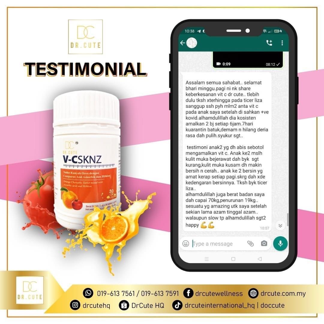 VITAMIN C DR CUTE, Health & Nutrition, Health Supplements, Vitamins ...