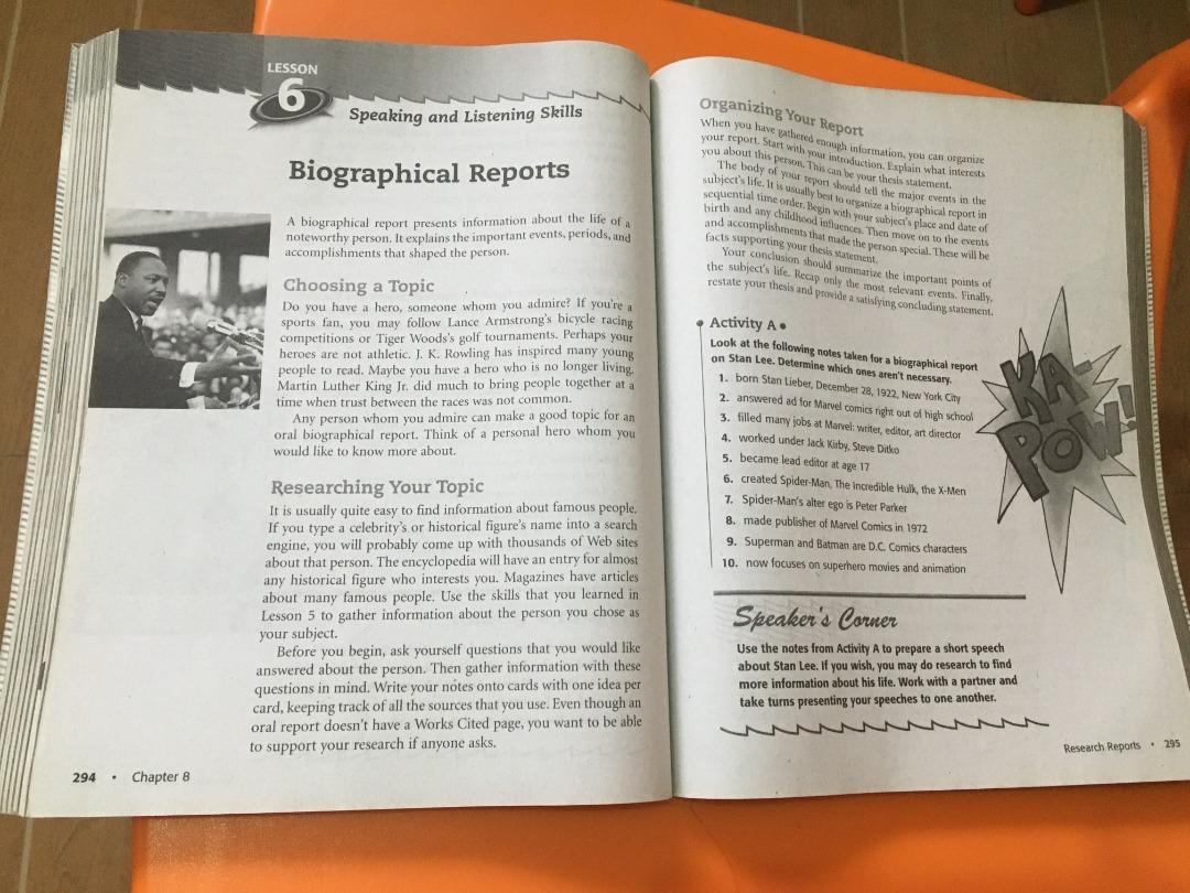 Voyages in English 6 Writing and Grammar Textbook, Hobbies & Toys ...