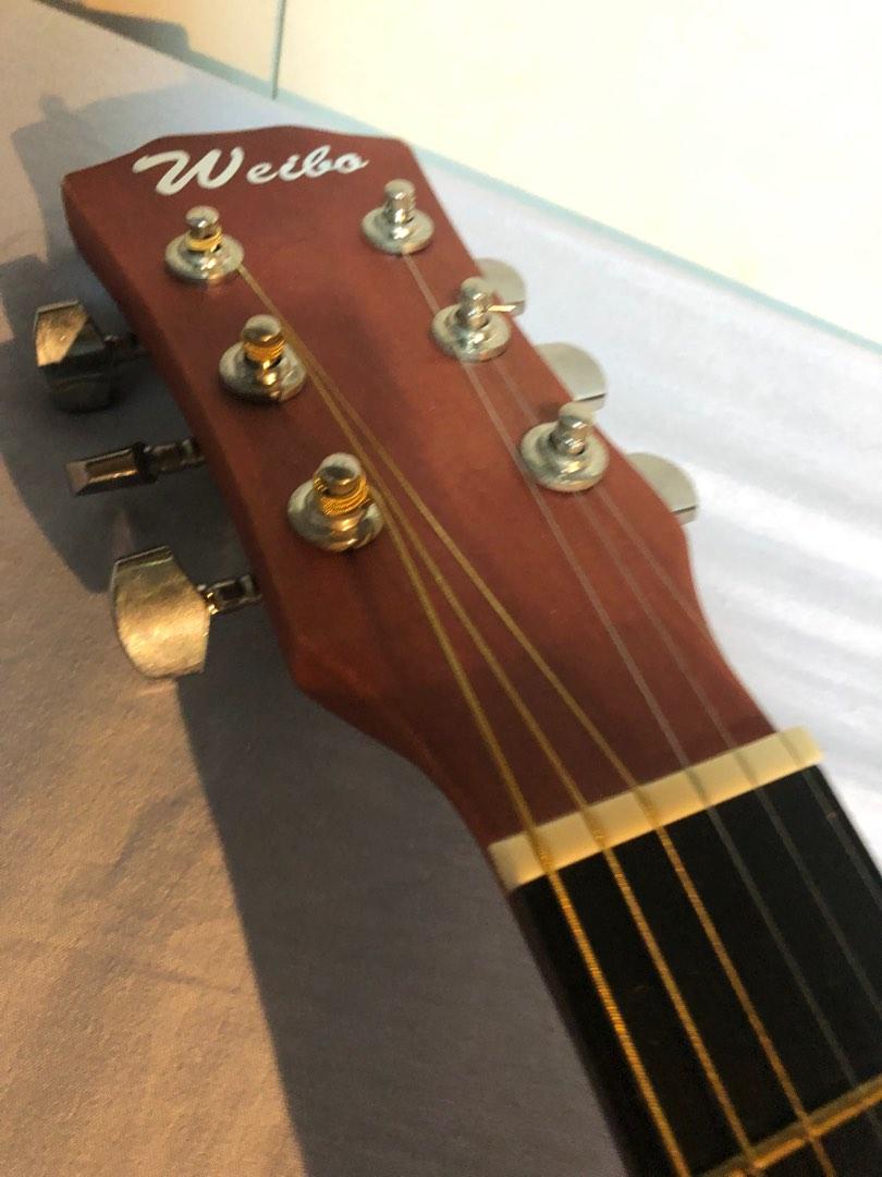 weiko acoustic guitar, Hobbies & Toys, Music & Media, Musical ...