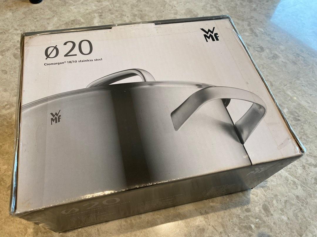 WMF Diadem Plus High Casserole W/Glass Lid, Stainless Steel, 1kg ...