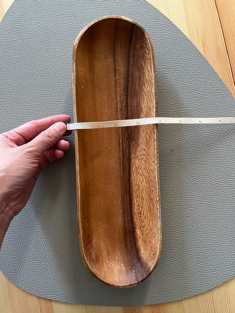 Wooden narrow Serving Tray, Furniture & Home Living, Kitchenware ...