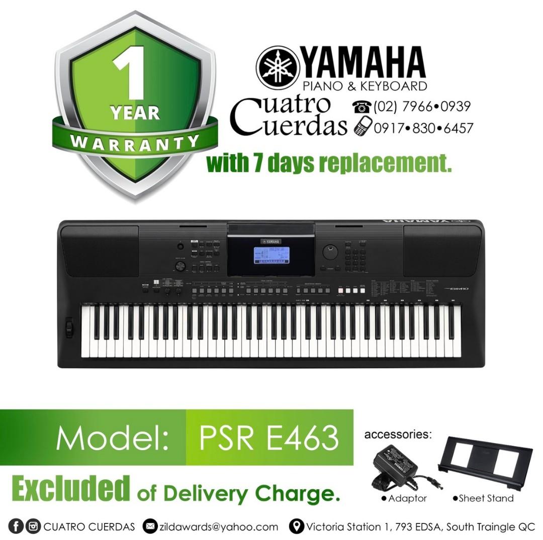 Yamaha PSR E463, Hobbies & Toys, Music & Media, Musical Instruments on Carousell