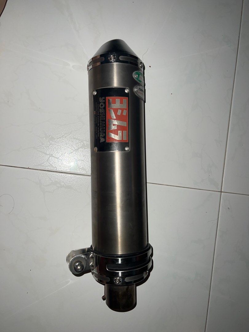 Yoshimura roundcone endcan gen 1, Motorcycles, Motorcycle Accessories ...