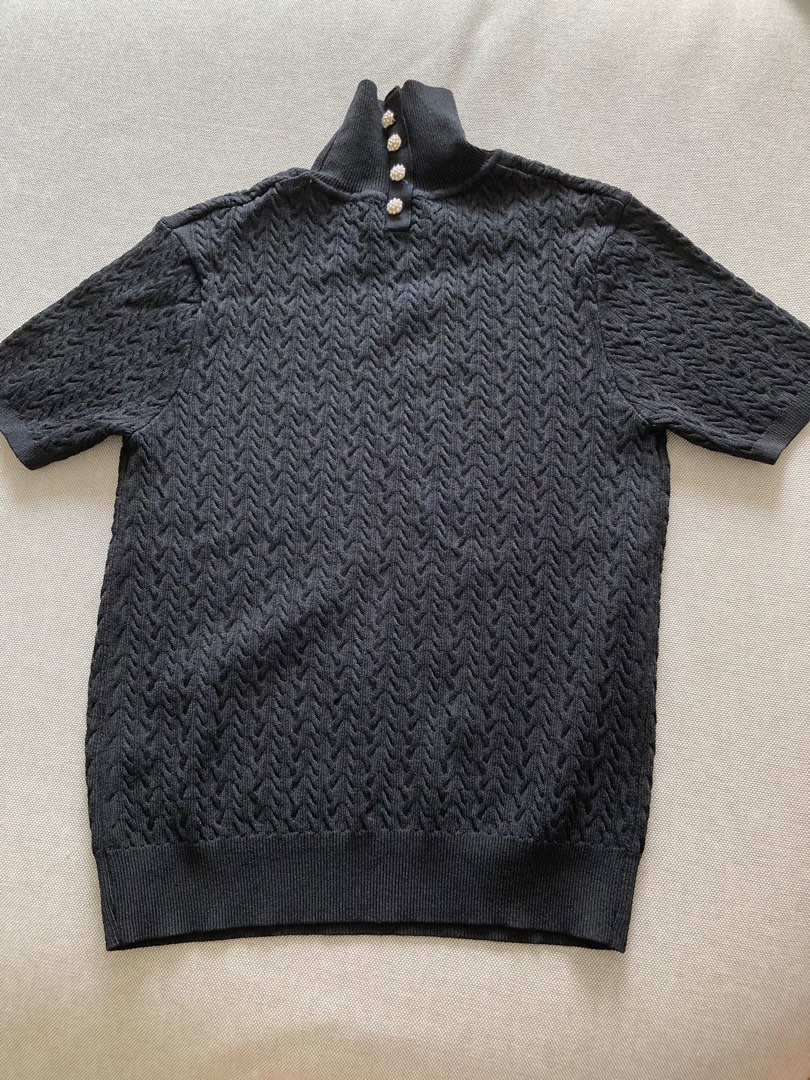 Zara turtle neck knitted to, Women's Fashion, Tops, Other Tops on Carousell